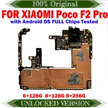 Full Working Unlocked Main Mobile Board Mainboard For Xiaomi Poco F2 ...