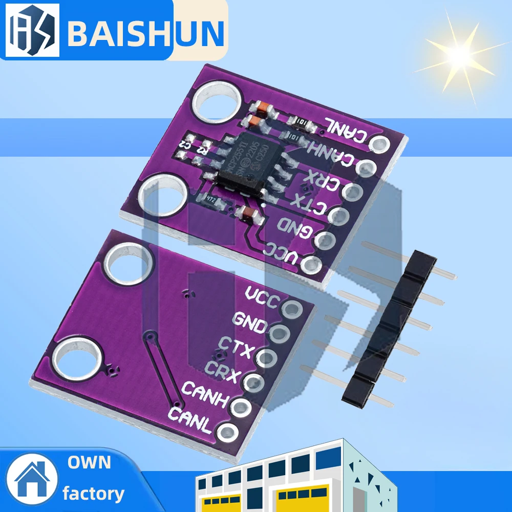 BS MCP2551 High-Speed CAN Bus Interface Module - CAN Protocol ...