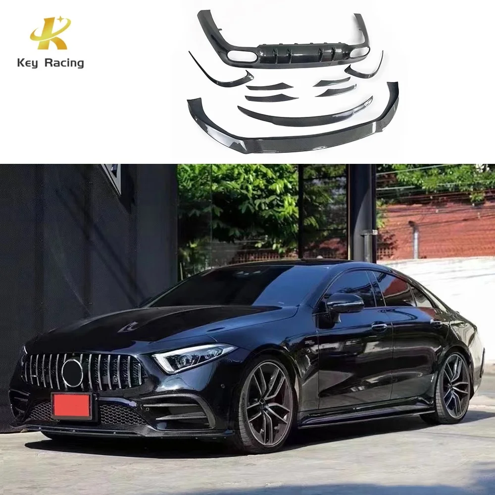 For Mercedes Benz CLS Class W257 C257 CLS63 Upgrade Carbon Fiber Body ...