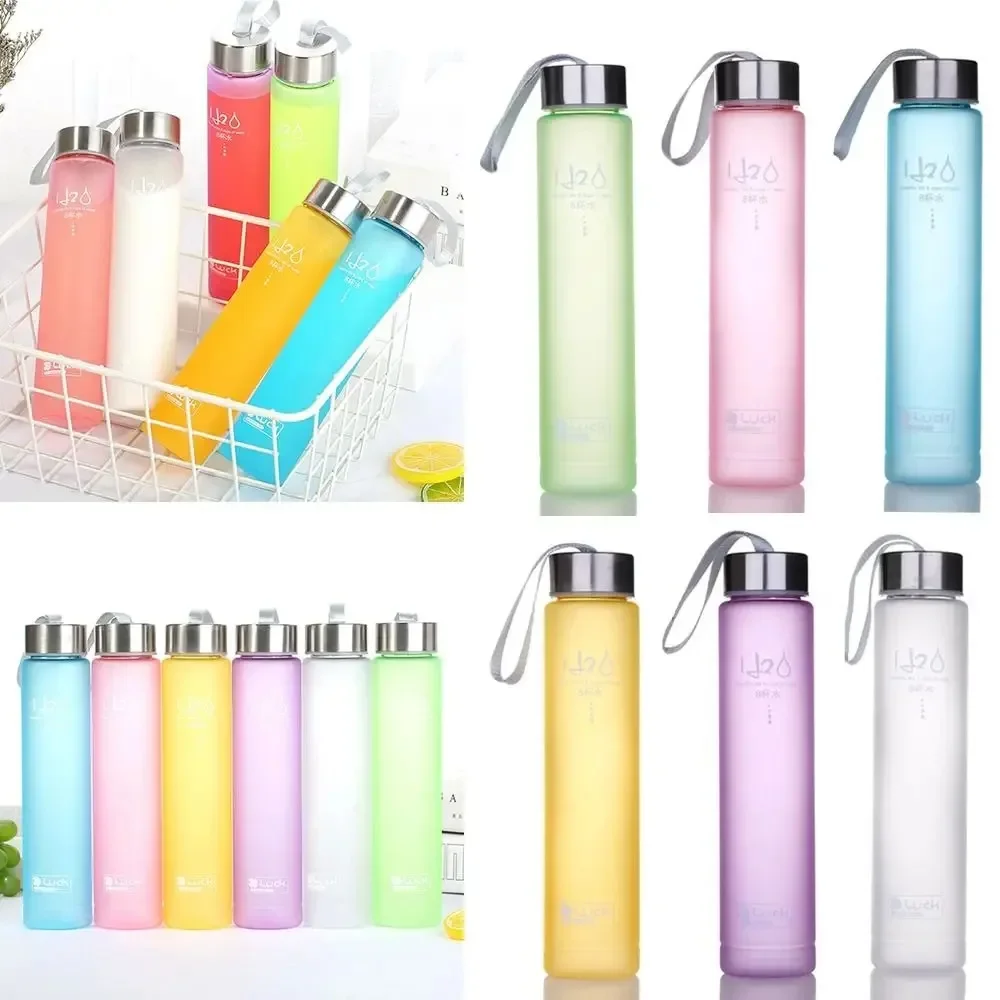 280ml-Vacuum-Flasks-Plastic-Water-Cup-Drinkware-Frosted-Camping ...