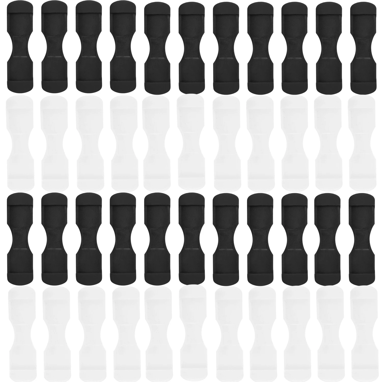 30PCS Rubber Fishing Reel Protection Base Black White Mat Pad Elastic ...