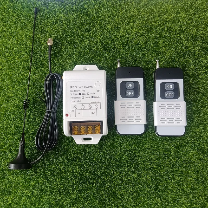 500m-Industrial-AC-220V-380V-1CH-30A-Wireless-Remote-Control-Switch ...