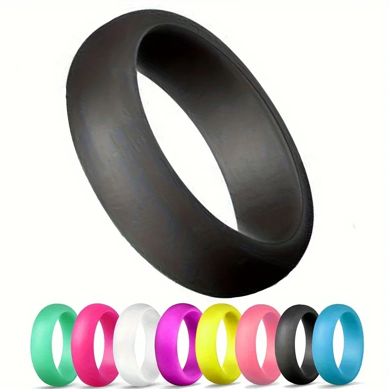 Anillo-de-boda-minimalista-de-silicona-para-mujer-sortija-hipoalerg ...