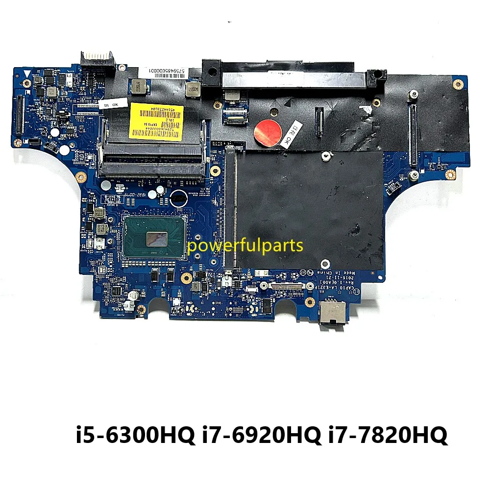 For-Dell-Precision-7720-Motherboard-CAP10-LA-E321P-i5-6300HQ-i7-6920HQ ...