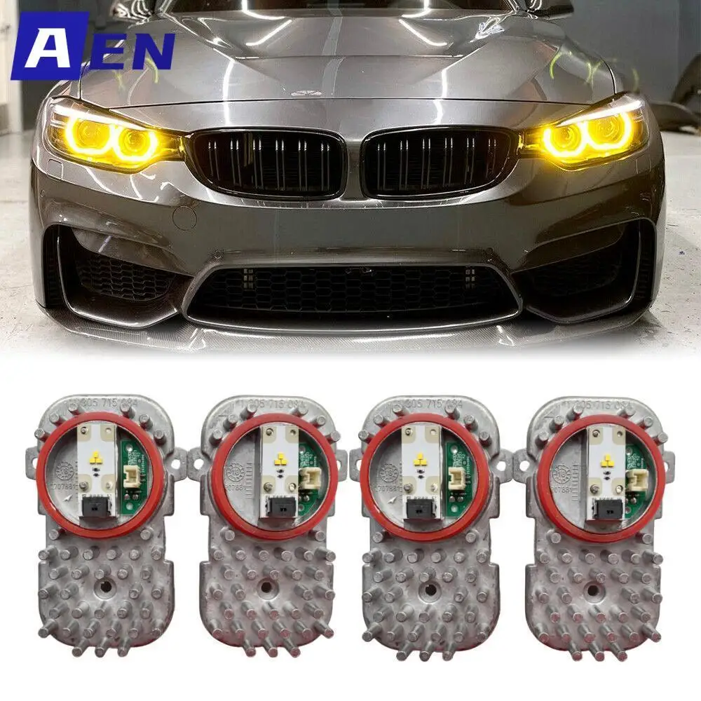 Yellow-Angel-Eyes-LED-Modules-for-BMW-E92-E93-LCI-F25-F80-F32-F33-F36 ...