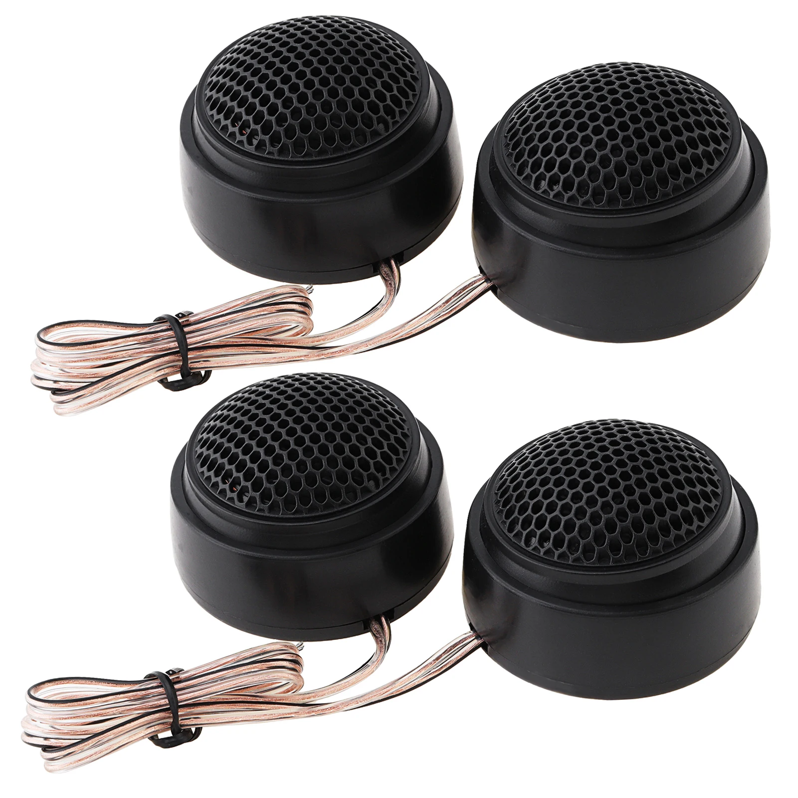 4 pcs Universal 1000W High Efficiency Mini Dome Tweeter Speakers for ...
