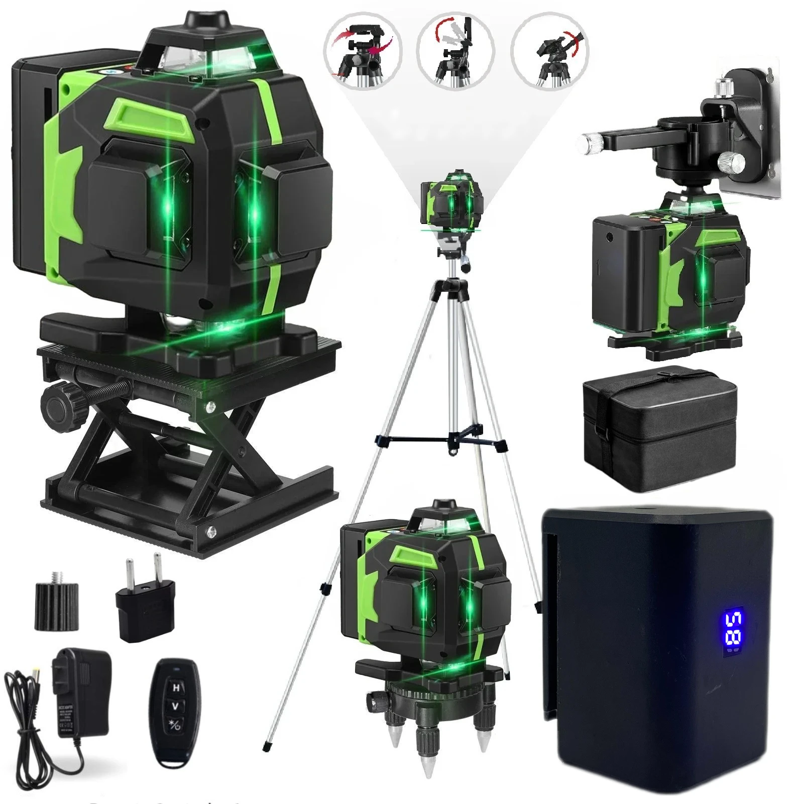 tripod-New-Upgrade-Large-battery-16-Lines-Laser-Level-nivel-a-laser ...