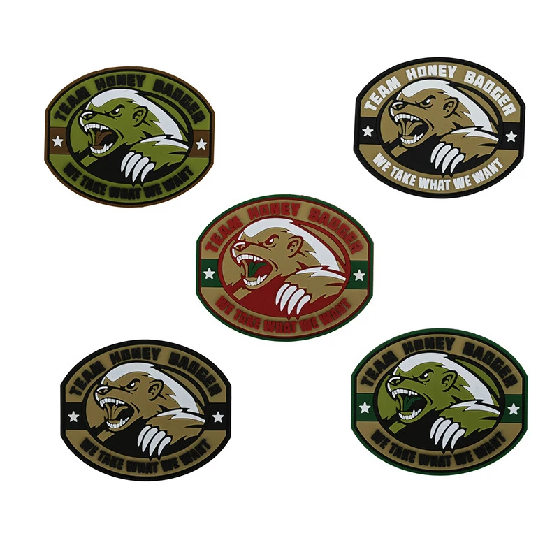 TEAM-HONEY-BADGER-Patch-Military-Tactical-Hook-and-Loop-Patches-Armband ...