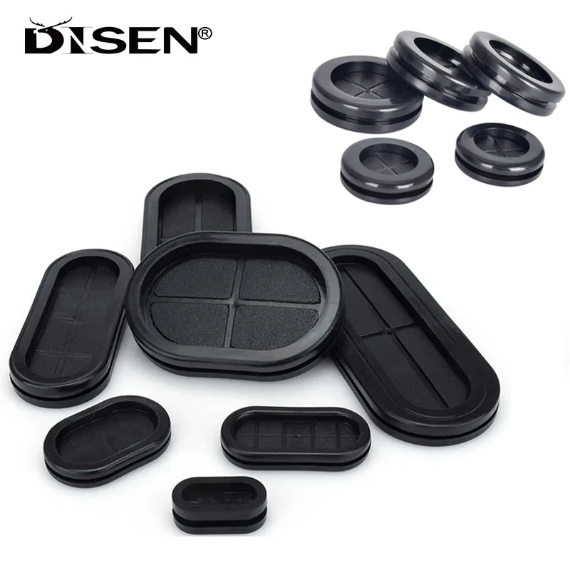 Oval-Rubber-Wire-Grommet-Groove-Gasket-Sheet-Electric-Box-Inlet-Outlet ...