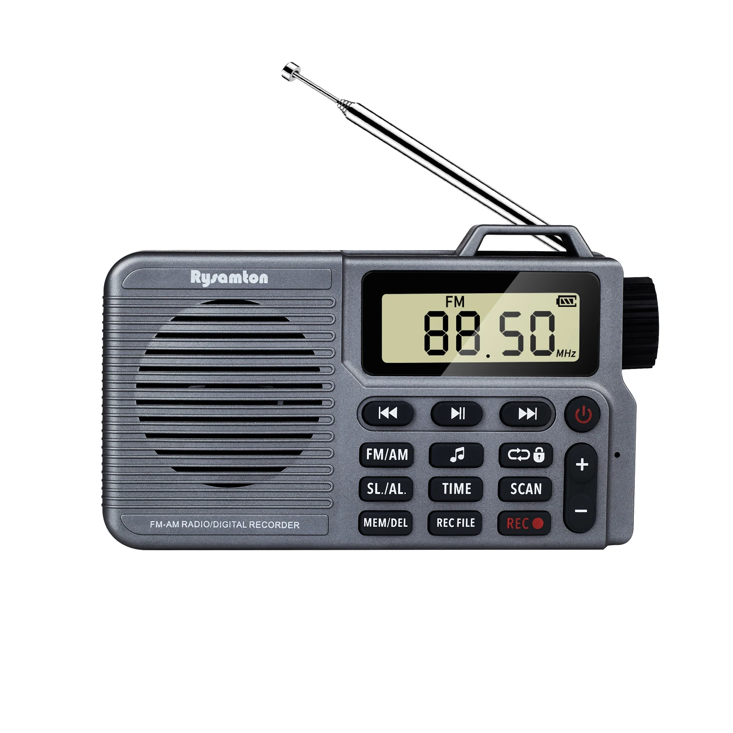 Rysamton-Portable-AM-FM-Radio-Digital-Radio-Recorder-Bluetooth-5-0 ...