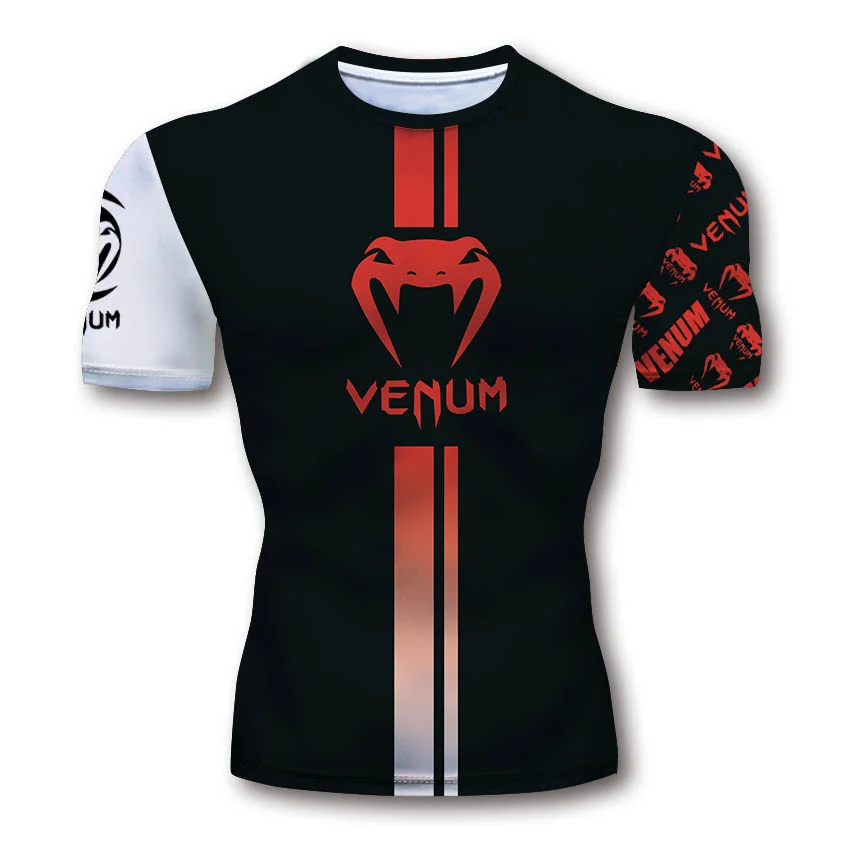 T-Shirt-For-Men-Gym-T-shirt-Boxing-Training-Shirt-Short-Sleeve-Print ...