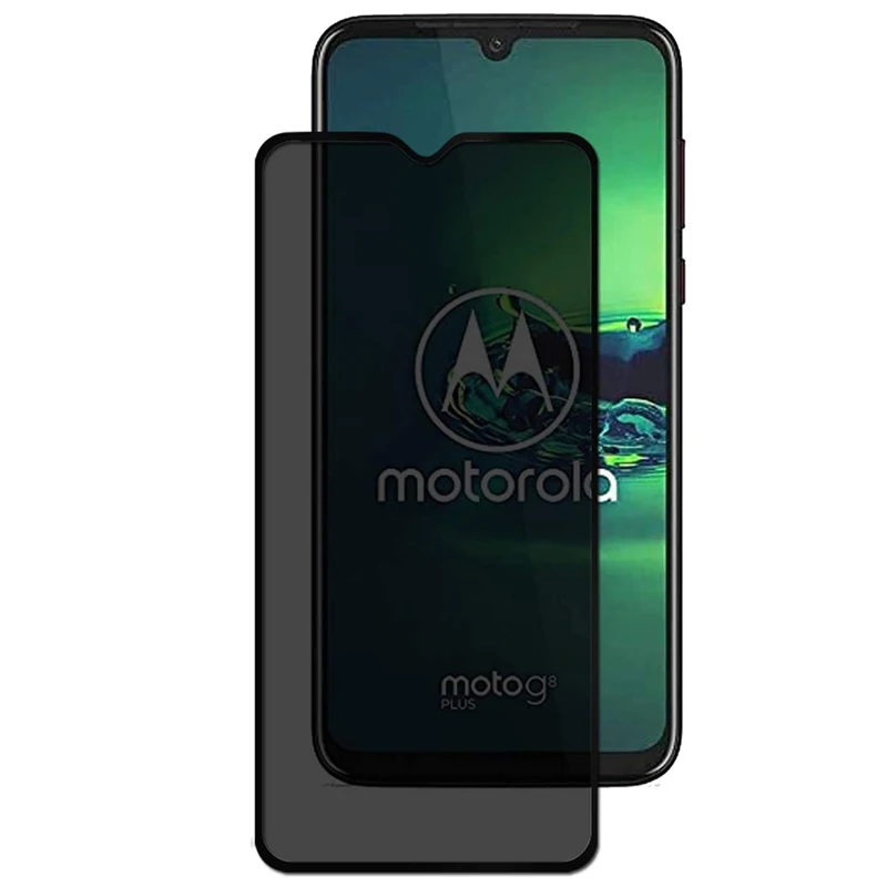 3D Privacy Tempered Glass For Motorola Moto E7 E7i Power plus ...