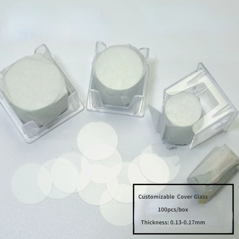 12mm 13mm 14mm 15mm 16mm 18mm 19mm 20mm Diameter Round Microscope Glass Cover Slides Coverslips ...