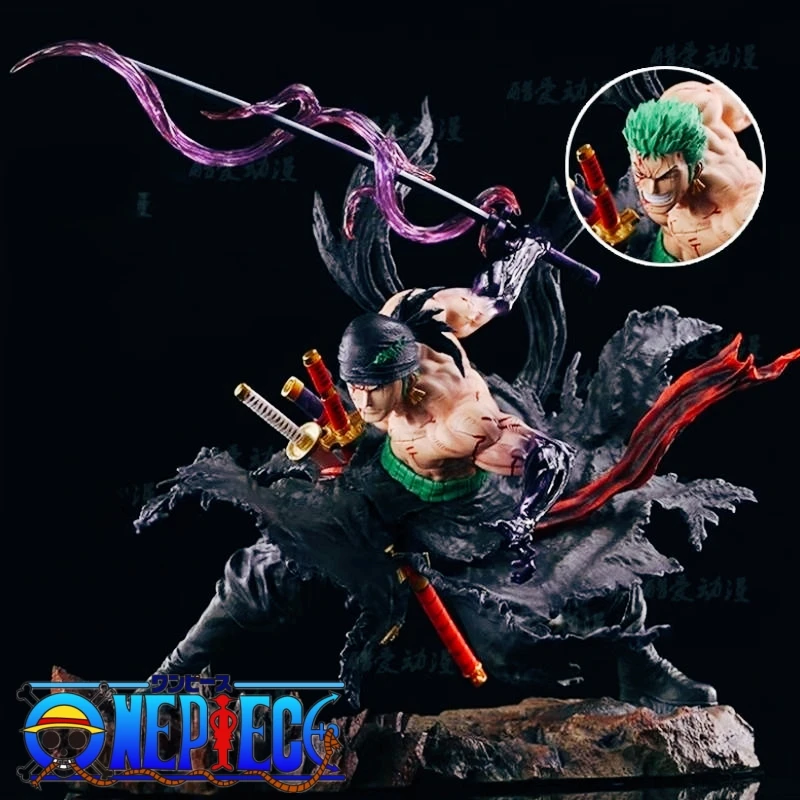 25cm-One-Piece-Anime-Figures-Zoro-Figurine-Roronoa-Zoro-2-Heads-Action ...
