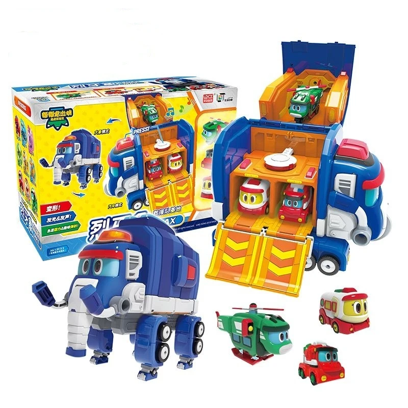 New-Transformation-Toy-Gogo-Dino-Transformed-Elephant-Rescue-Base-With ...