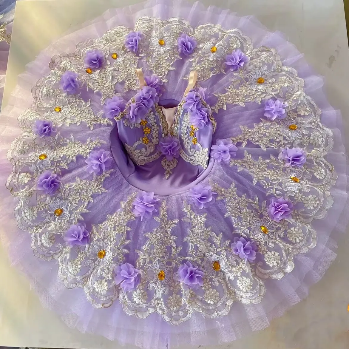 Purple Professional Ballet Tutu Girls Pink Platter Pancake Tutu ...