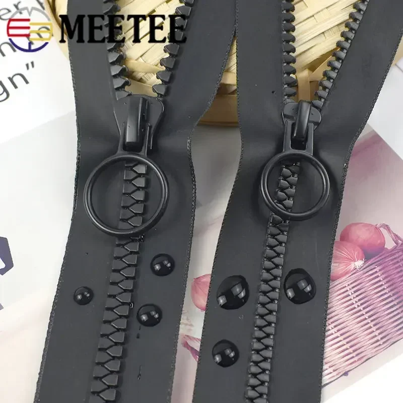 2-5M-5-8-Waterproof-Zippers-with-Zipper-Puller-Resin-Zip-Tape-for ...