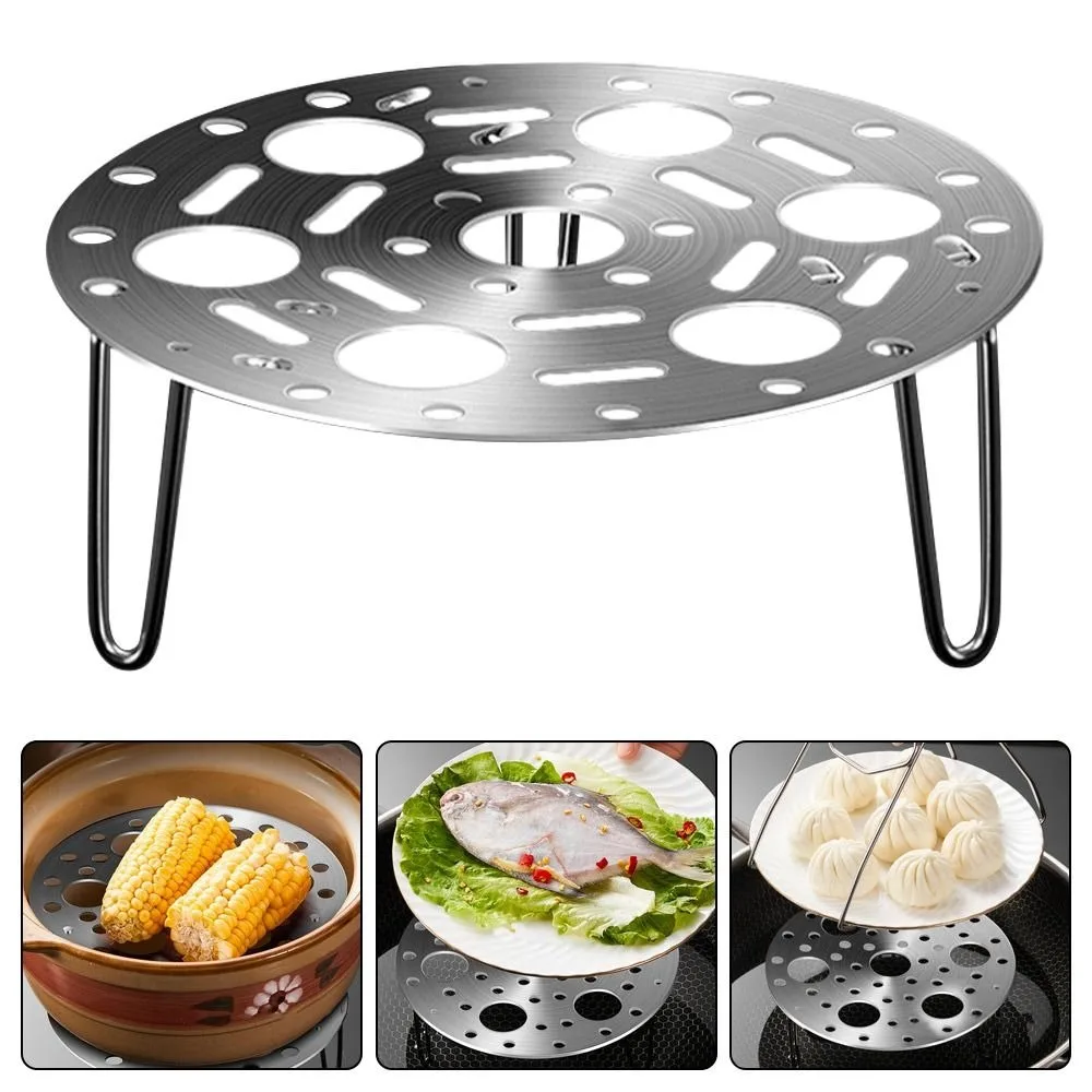 Thick Stainless Steel Steamer Food Kitchen Cookware Steamer Rack Insert ...