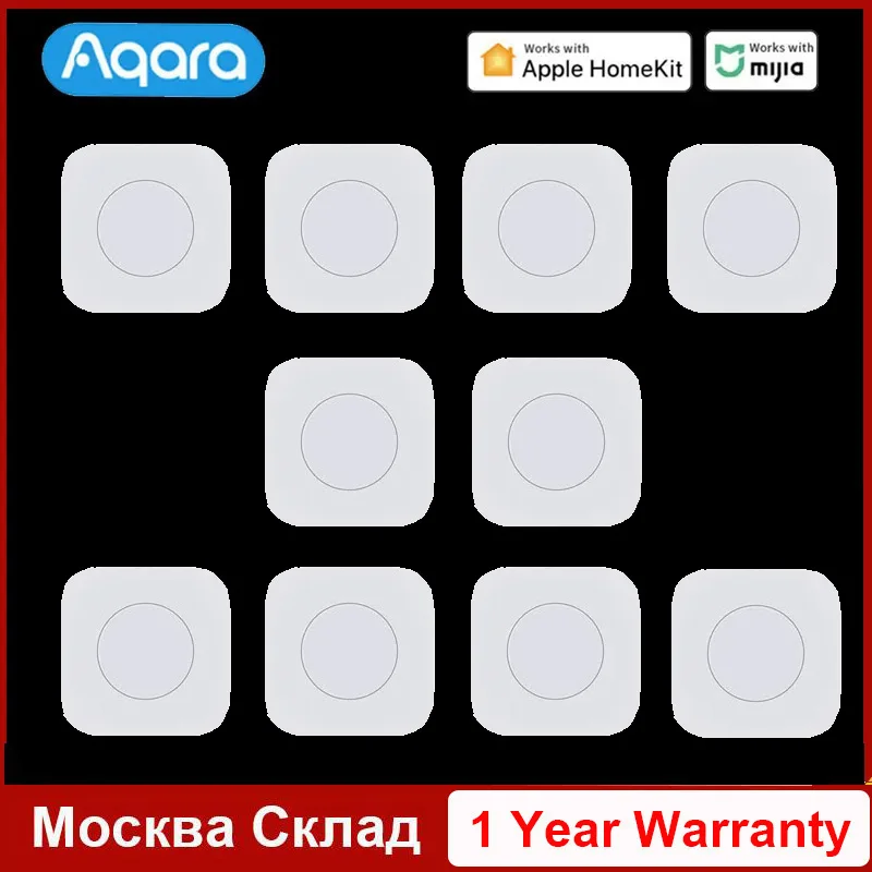 Original Aqara Sensor Smart Wireless Mini Switch Zigbee One Key Control ...