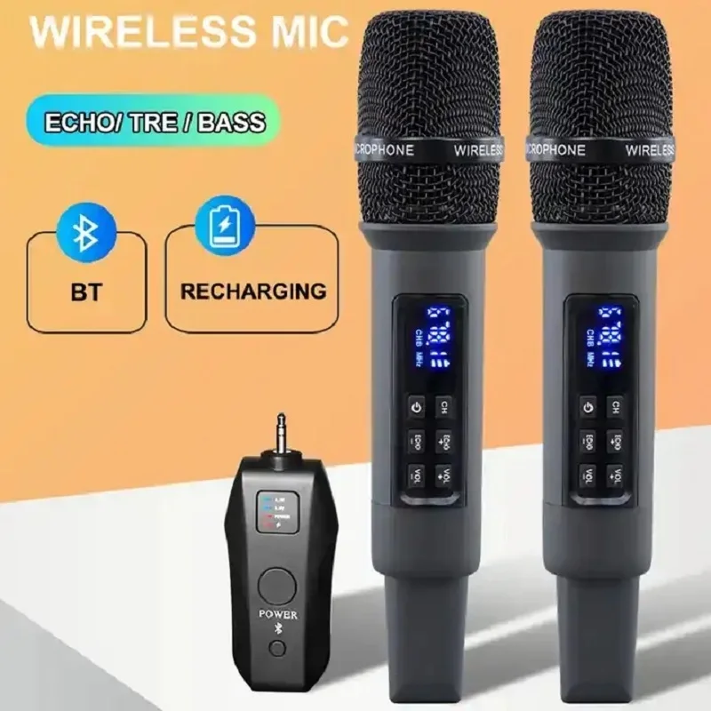 Wireless-Microphone-Portable-Bluetooth-Battery-Charging-Smart-Singing ...