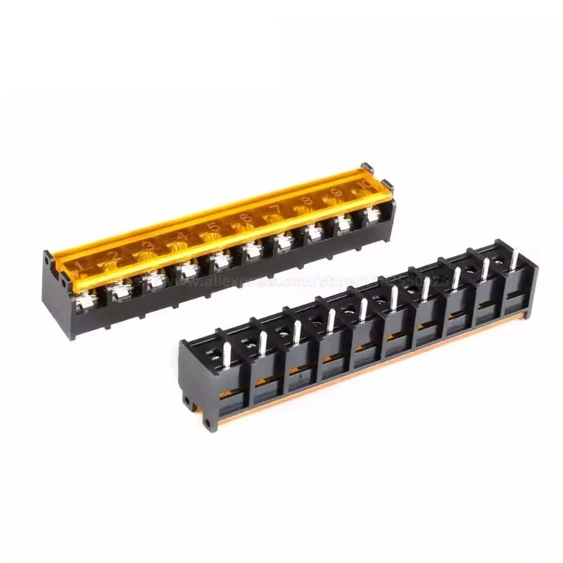 DIN Rail S 9.5mm Pitch Uxcell 5-Pack 3 Position S - 300V 20A 9.5mm ...