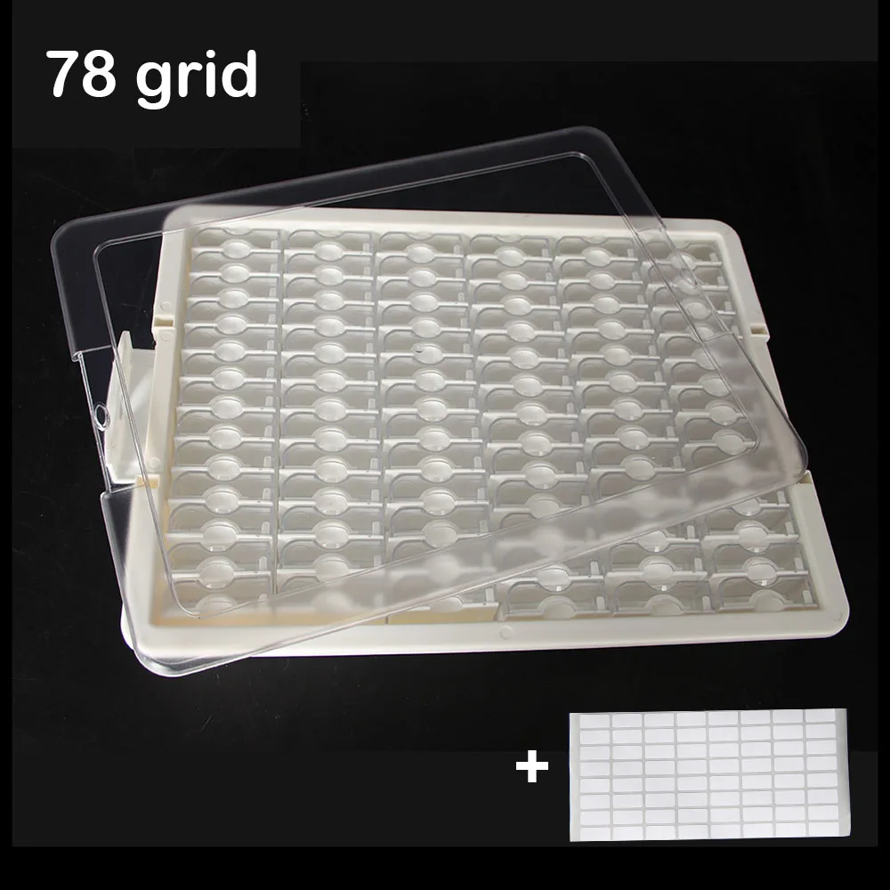 78-Grids-Box-Elizabeth-Ward-Bead-Storage-Portable-Container-Transparent ...