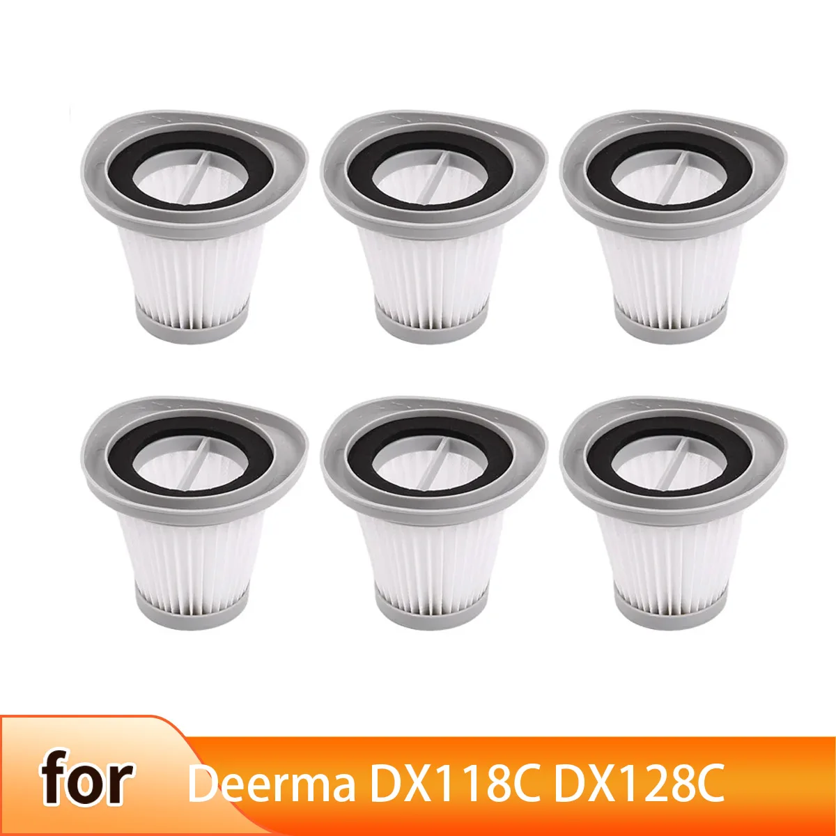 Washable Fits for Deerma DX118C DX128C HEPA Filter Replacement Parts ...