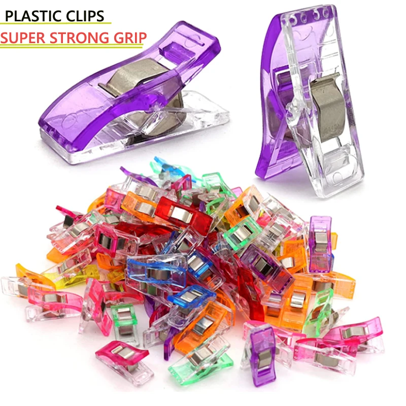 Clips de costura multiusos, Clips de plástico de colores ...