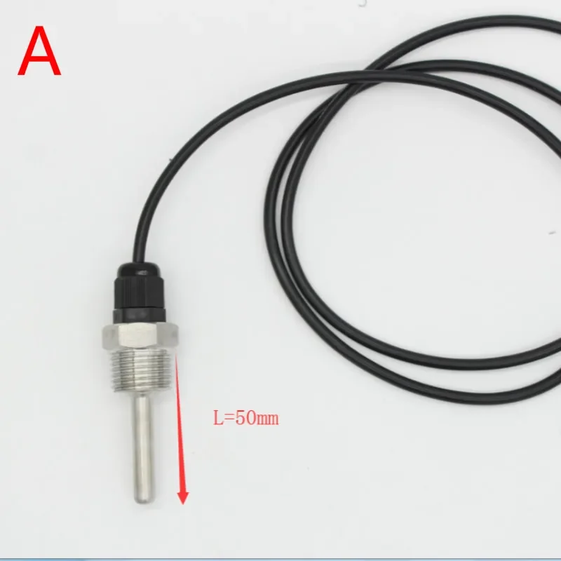 PT100-SUS304-Platinum-Resistance-Temperature-Sensor-1-2-Thread-Probe-OD ...