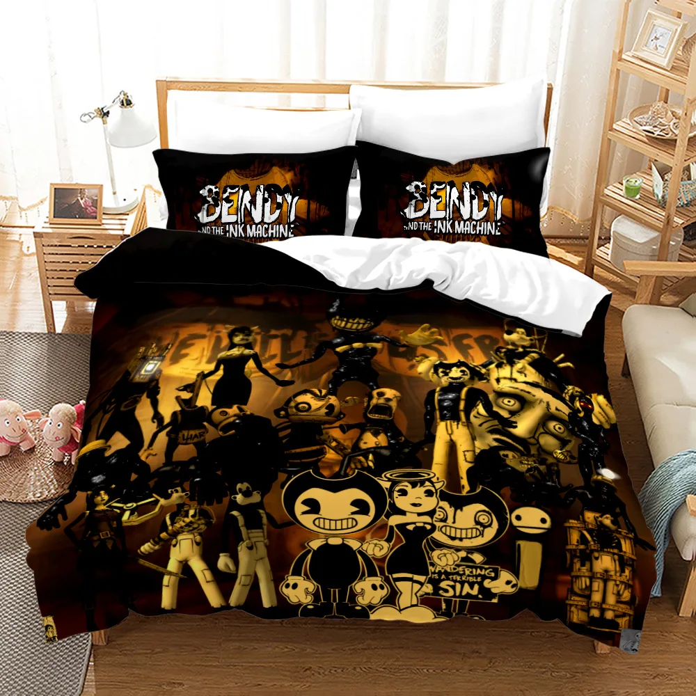 3D-Print-Anime-BENDY-2-3pcs-Bedding-Set-Single-Twin-Full-Queen-King ...