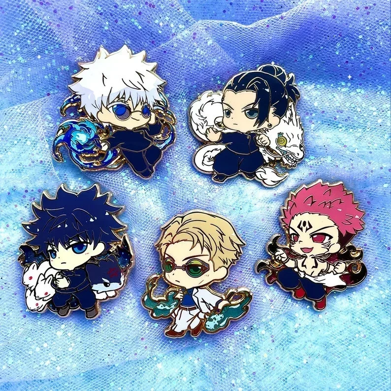 JJK-Pin-de-esmalte-duro-Satoru-Gojo-Ryomen-Sukuna-Geto-Suguru-Animaci-n ...