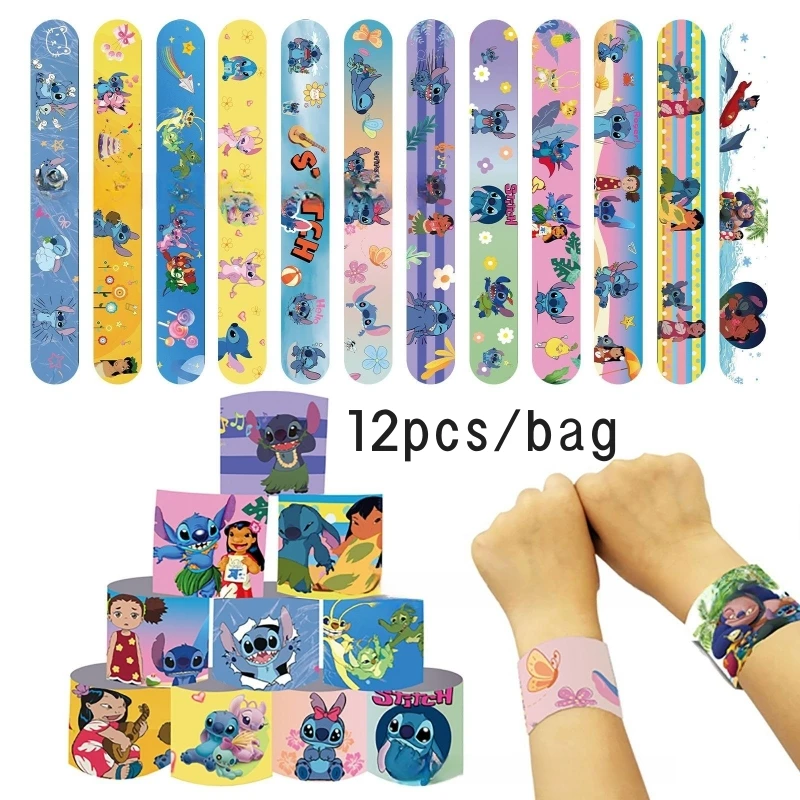 Disney-Snap-Circle-Party-Bracelets-Stitch-Figures-Anime-Wristband-Child ...