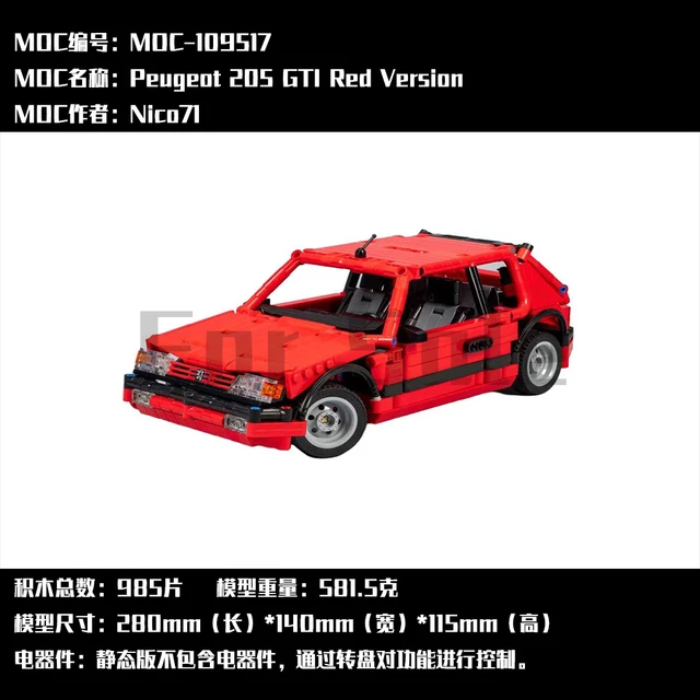 Peugeot 205 Gti Red