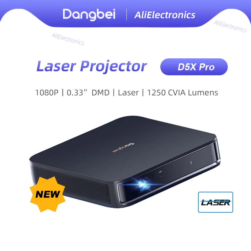 Dangbei D5X Pro 1080P Full HD Laser Projector LED Mini Portable Smart ...
