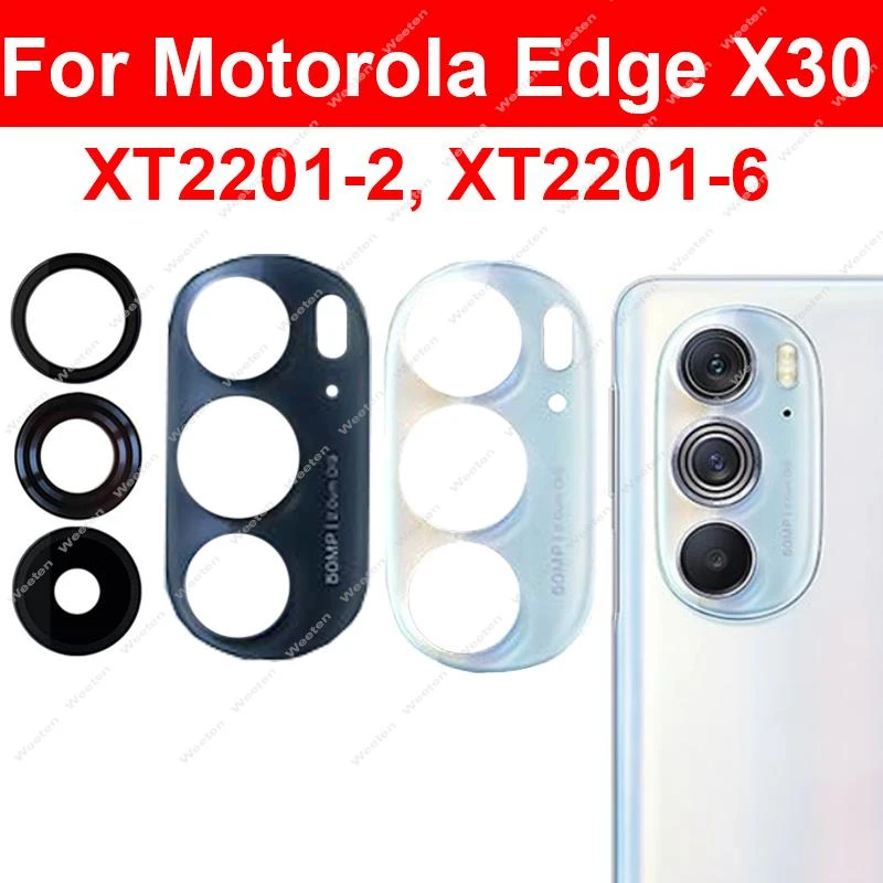 Rear Camera Glass Lens For Motorola Moto Edge X30 Back Main Camera Lens ...