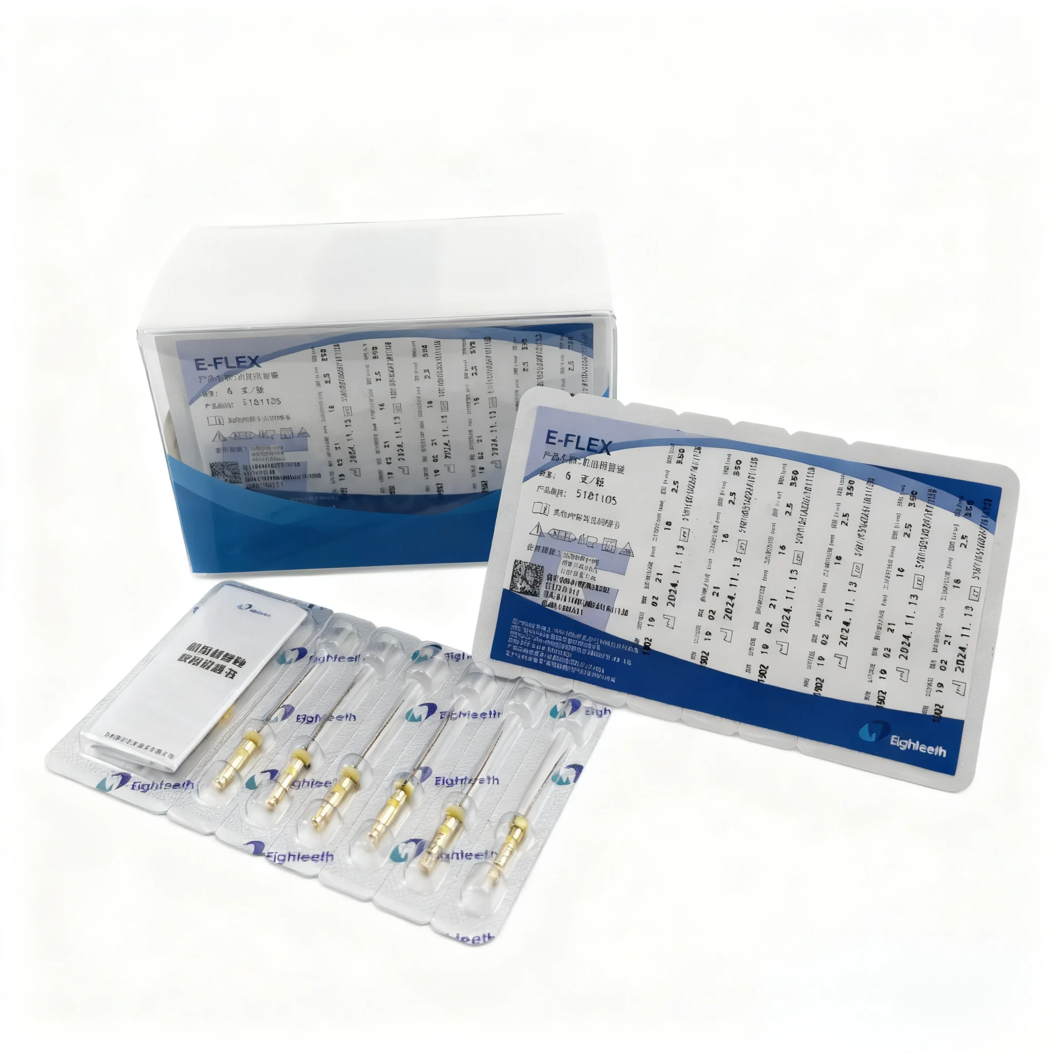30 Pieces/5 Sets Eighteeth Endodontic Files Heat Activated Root Canal ...