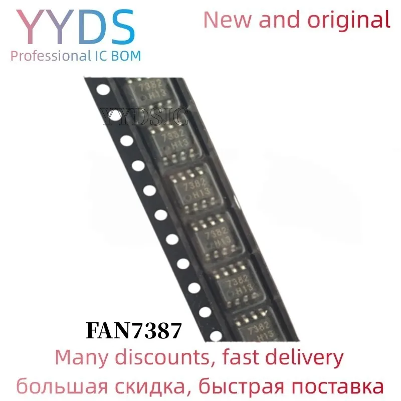 Controlador de balasto Mei Original, 5 10 piezas, FAN7387, FAN7387MX ...