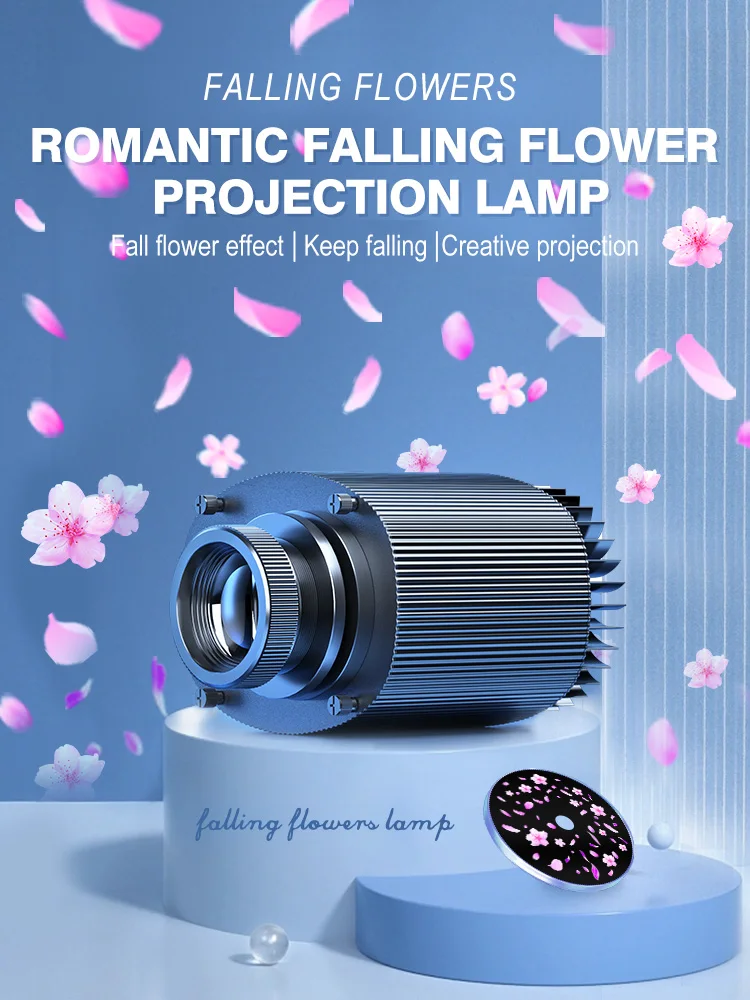 Falling flowers dynamic special effects creative atmosphere projector ...