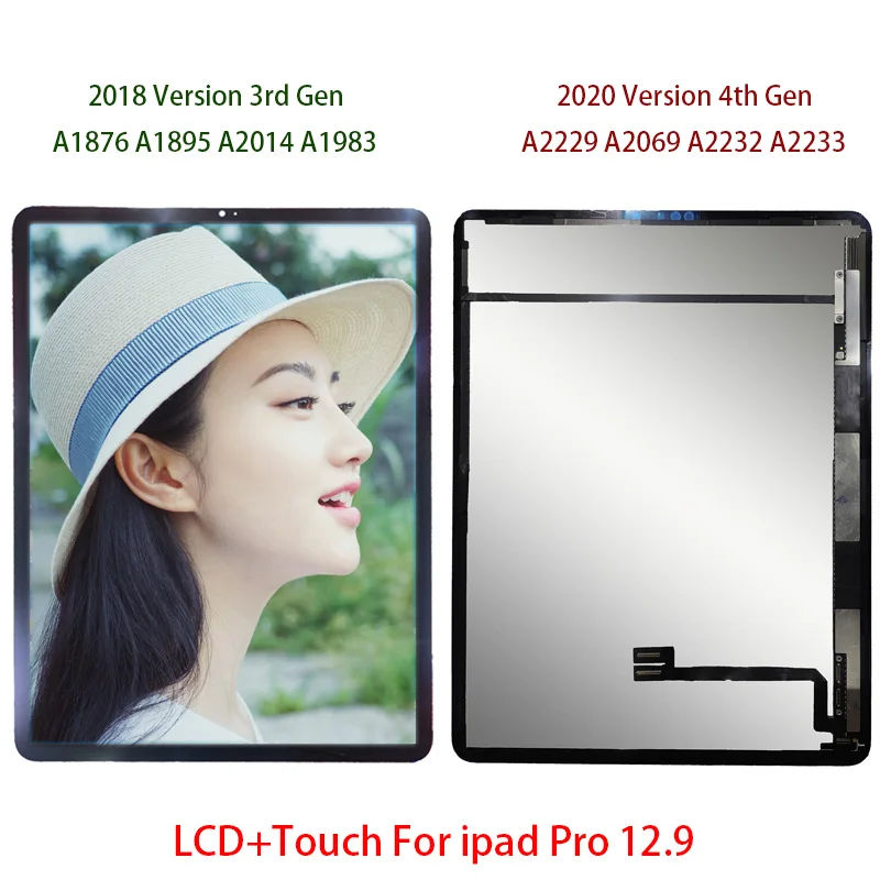 LCD Display For iPad Pro 12.9 inch 4th Gen 2020 A2229 A2233 A2069 A2232 ...