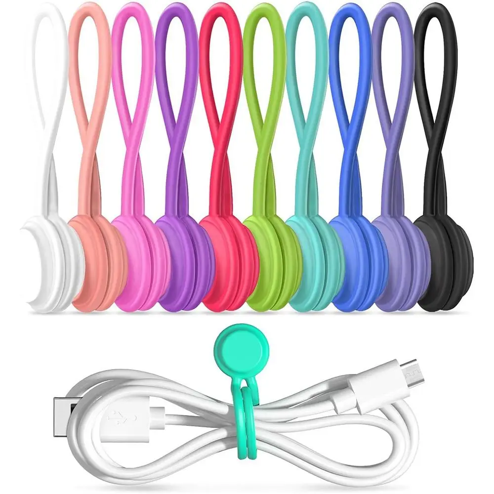 Reusable-Rubber-Twist-Ties-Cable-Organizers-Replacement-Silicone-Ties ...