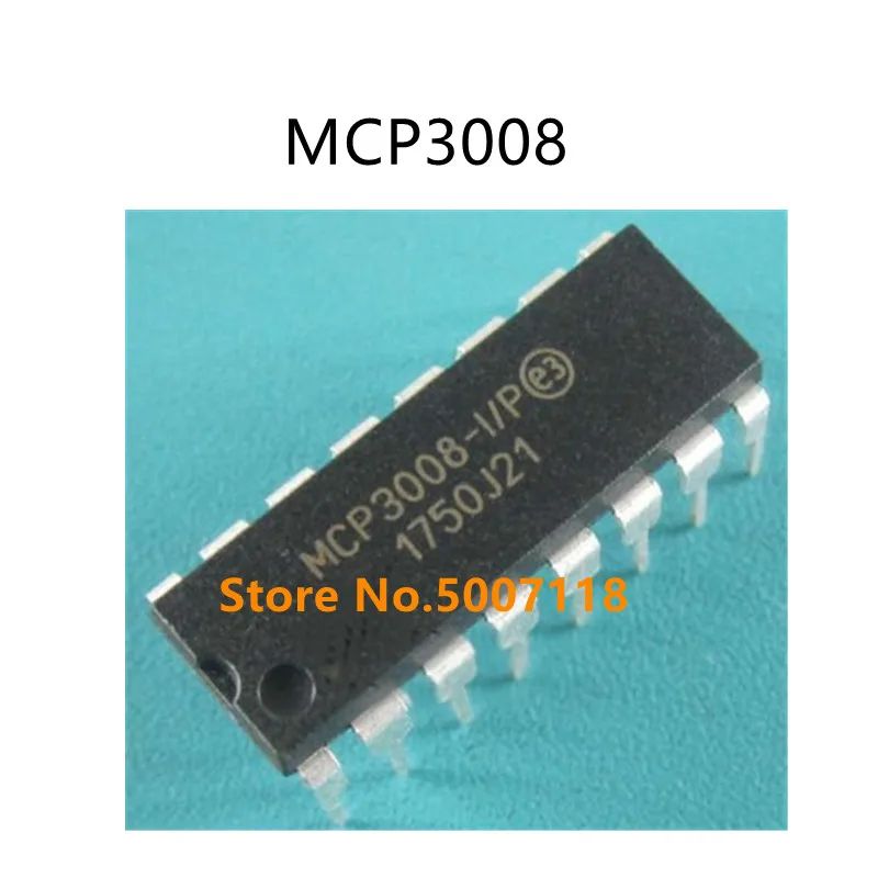 MCP3008 MCP3008 I/P DIP 16 100% New Original| | - AliExpress