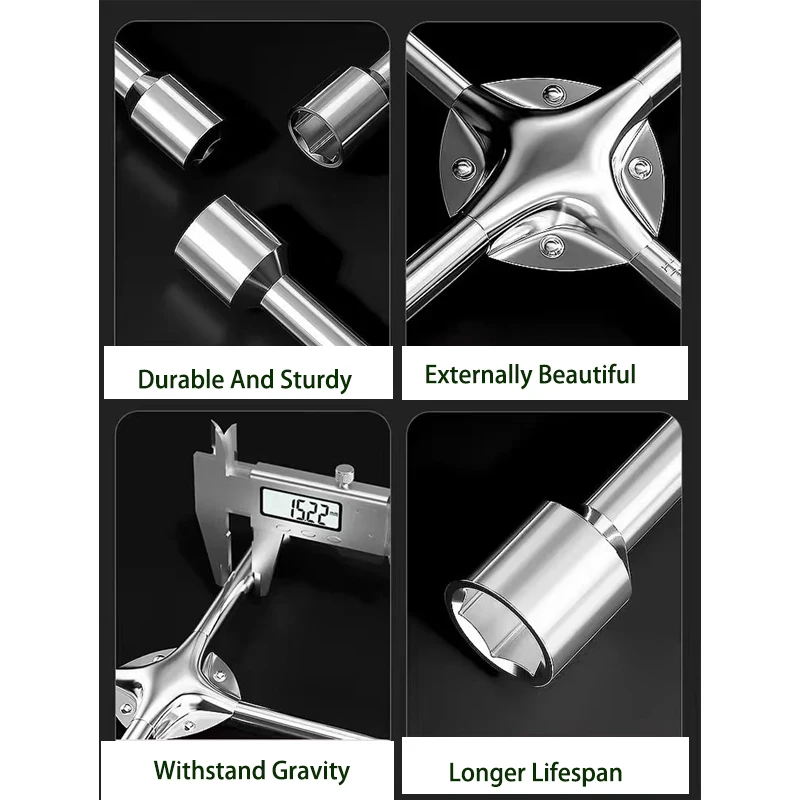 Folding-Cross-Wrench-Car-Wheel-Repair-Tool-17mm-19mm-21mm-23mm-Way ...