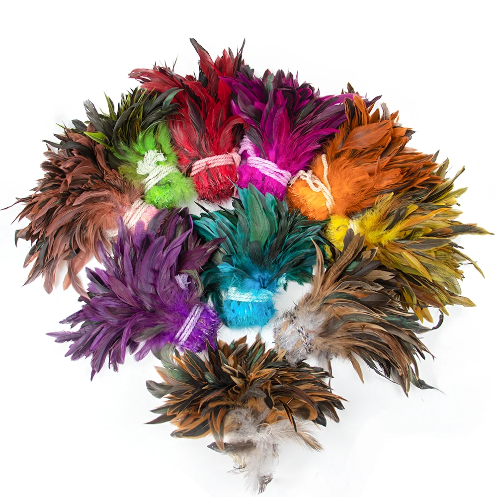 1000Pcs/Lot Colorful Rooster Feathers Natural 5-7inch Pheasant Plumes ...