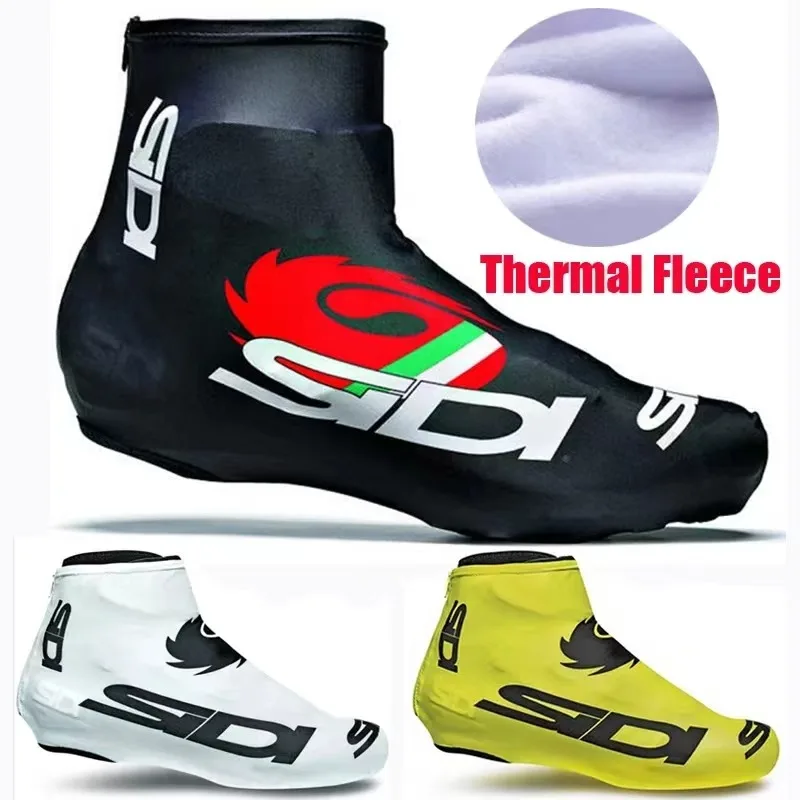 1-pair-Cycling-Shoe-Covers-Fleece-Thermal-Dustproof-Man-Woman-Overshoes ...