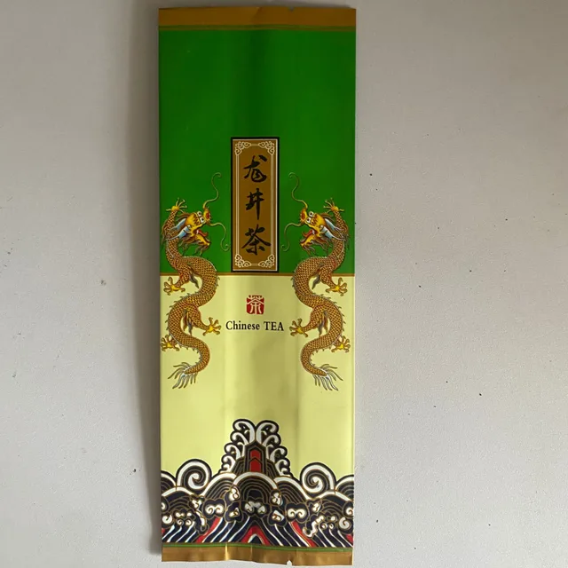 100G Longjing Teássák Cipzáras Táskák Aaa West Lake Dragon Well Zöld ...