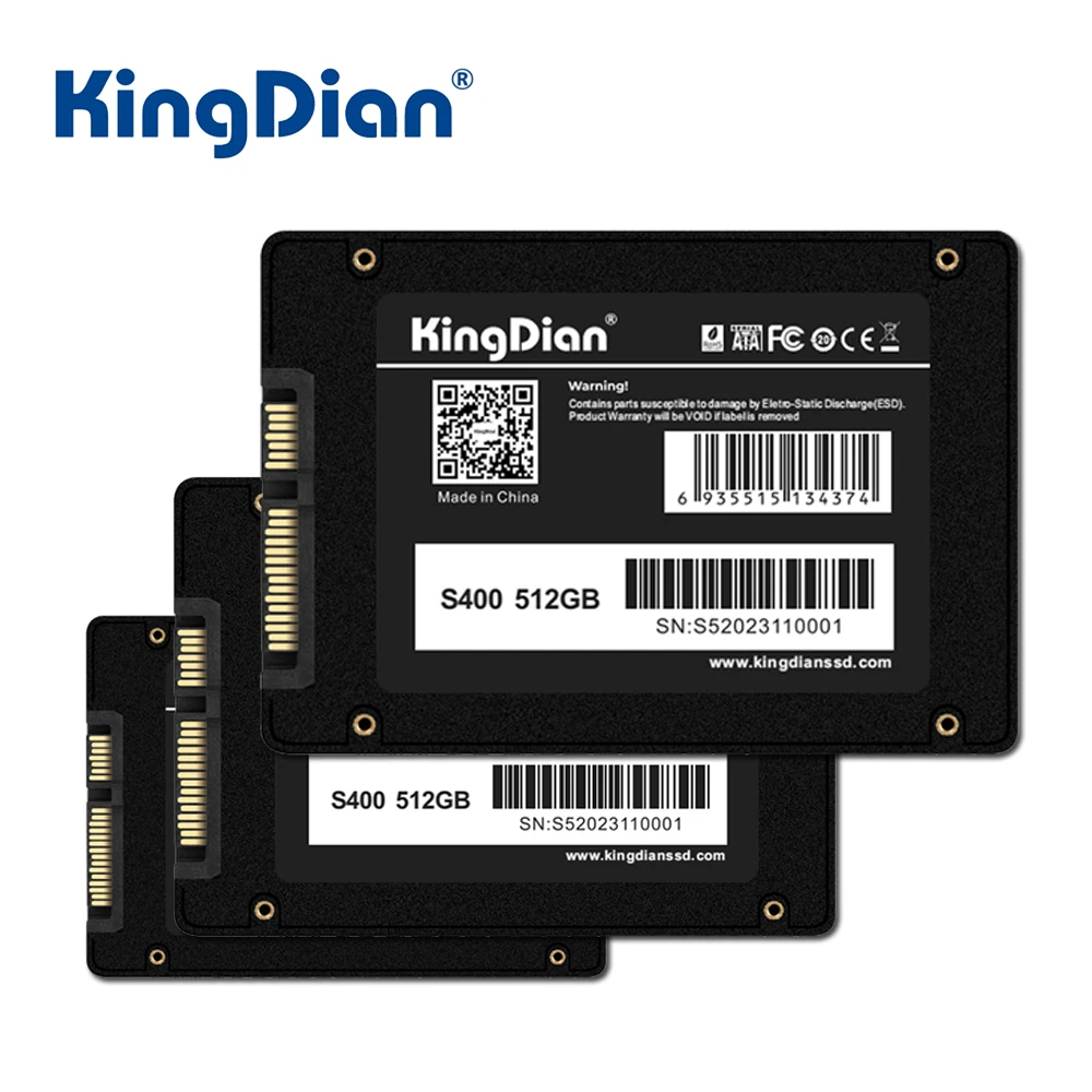 KingDian SSD 256GB 512GB 2.5'' SATAIII S400 Series 128GB 1TB 2TB ...