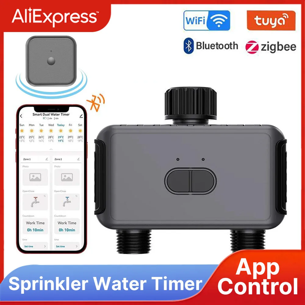 Tuya WIFI Smart Valve Automatic Water Timer Outdoor Farm Garden ...