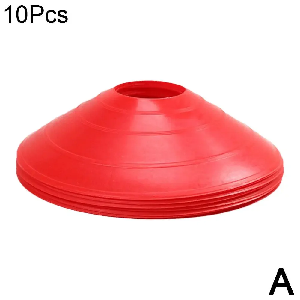 10 piezas de placa de logotipo de fútbol, obstáculo de entrenamiento, conos de agilidad ...