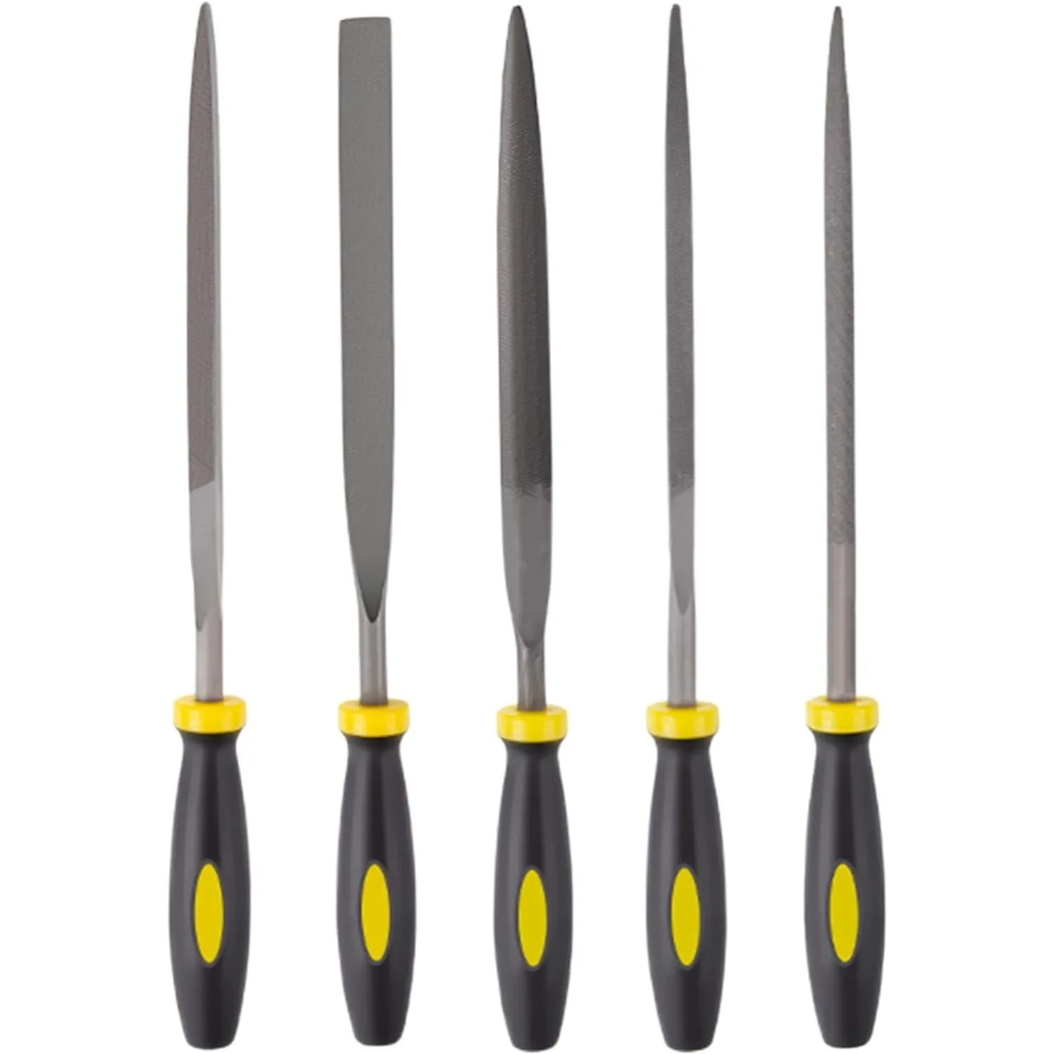 5Pcs-Alloy-Steel-File-Set-Precision-Round-Half-Round-Flat-Square ...