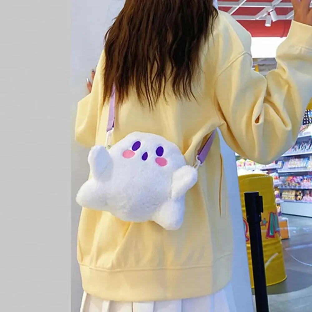 1Pc-Ghost-Design-Novelty-Bag-Fluffy-Funny-Trendy-Small-Zipper-Shoulder ...